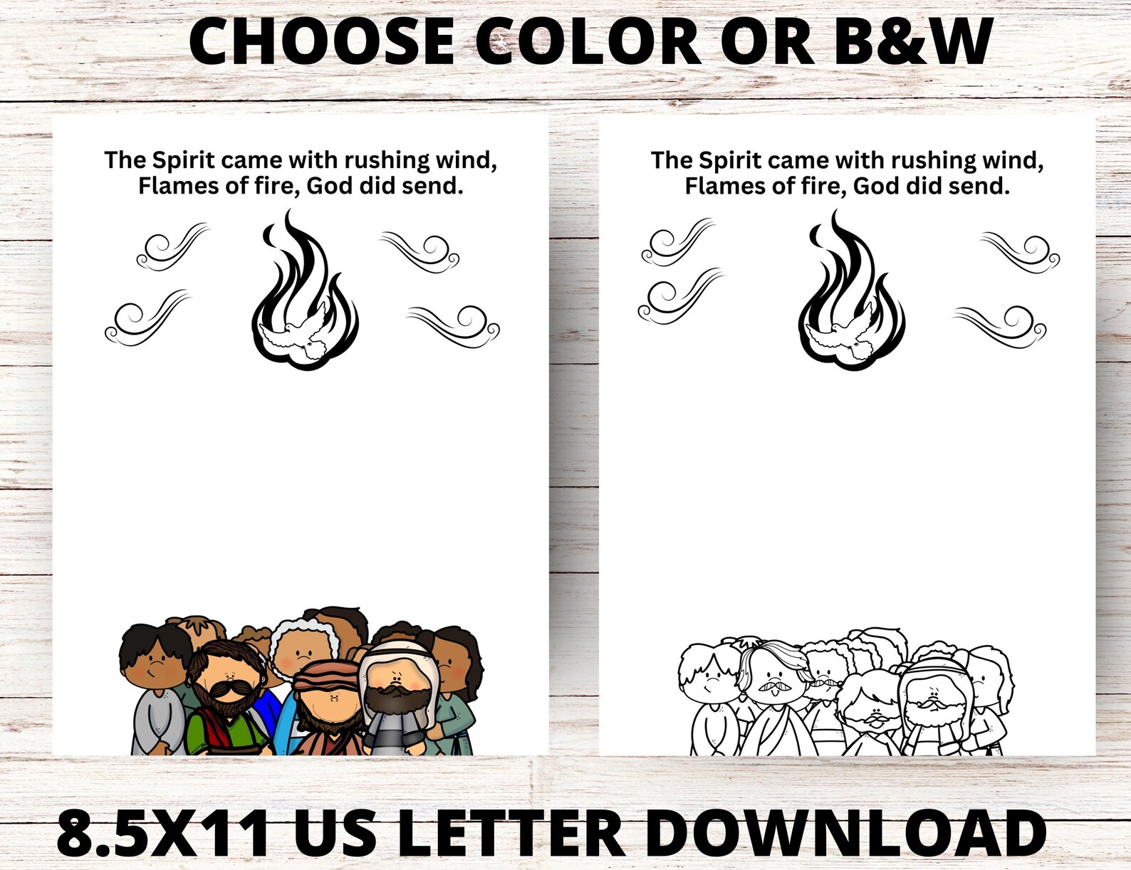 Pentecost Handprint Craft Acts 2 Bible Story, Handprint Art Activity ...