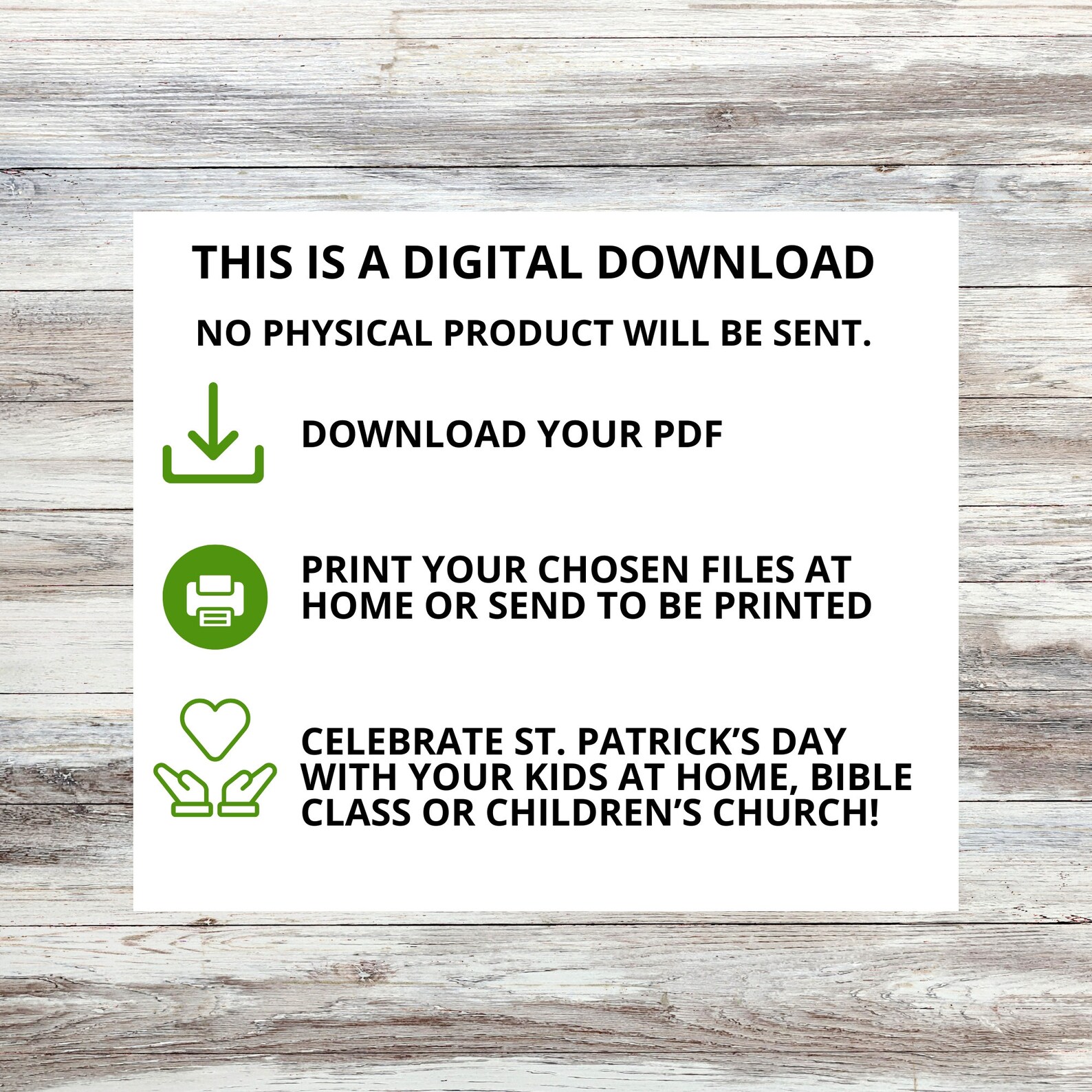 St. Patricks Day Bible Activity Coloring Placemat, Christian St ...