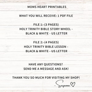 St. Patricks Day Sunday School Craft, Holy Trinity Bible Coloring Wheel ...