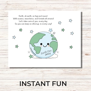 Earth Day Handprint Craft, Spring Happy Earth Day Handprint Art for ...