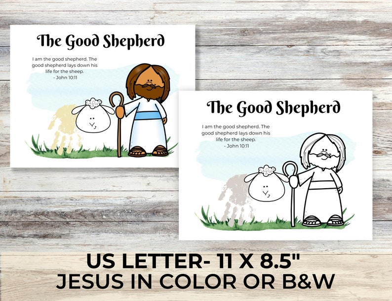 The Good Shepherd Bible Teaching Posters, John 10 Bible Wheel Craft ...