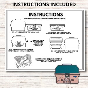 Fathers Day Bible Craft A Godly Dads Tackle Box, Sunday School Bible ...