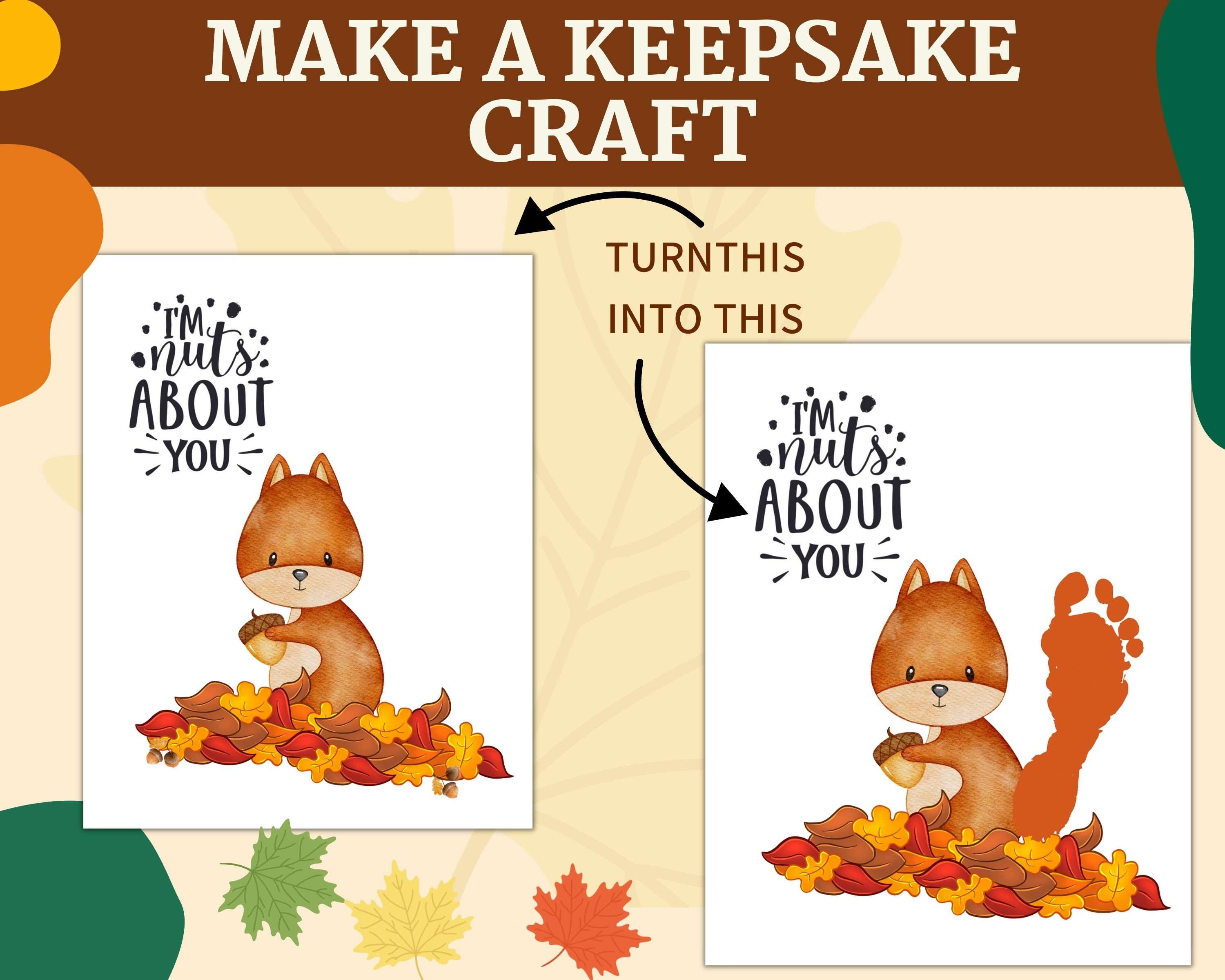Fall Handprint Craft Bundle, Autumn Preschool Hand and Footprint ...