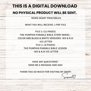 Christian Halloween Pumpkin Parable Bible Lesson and Wheel Craft ...