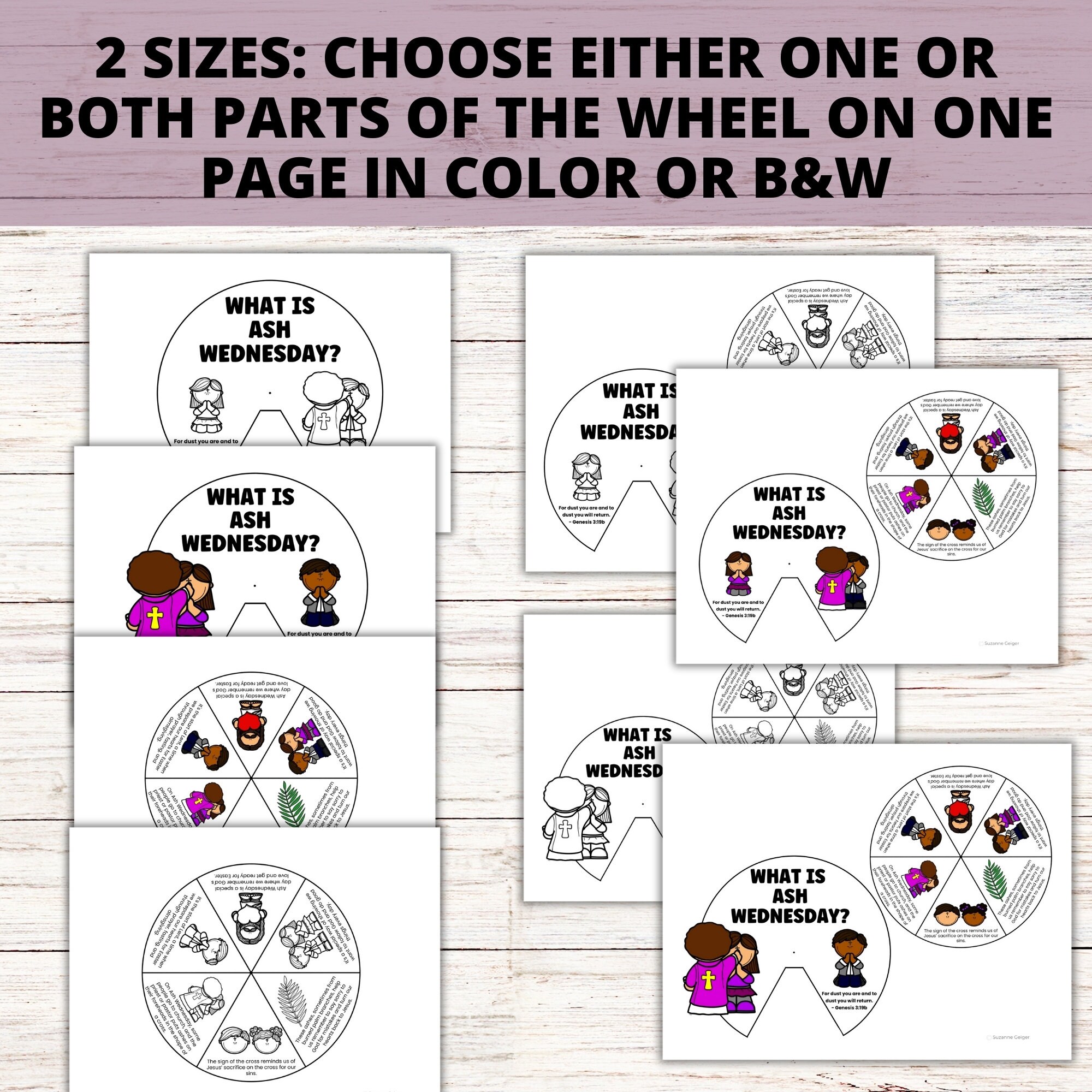 40 Days of Lent Calendar Activities Bundle for Kids, Lent Lesson for ...