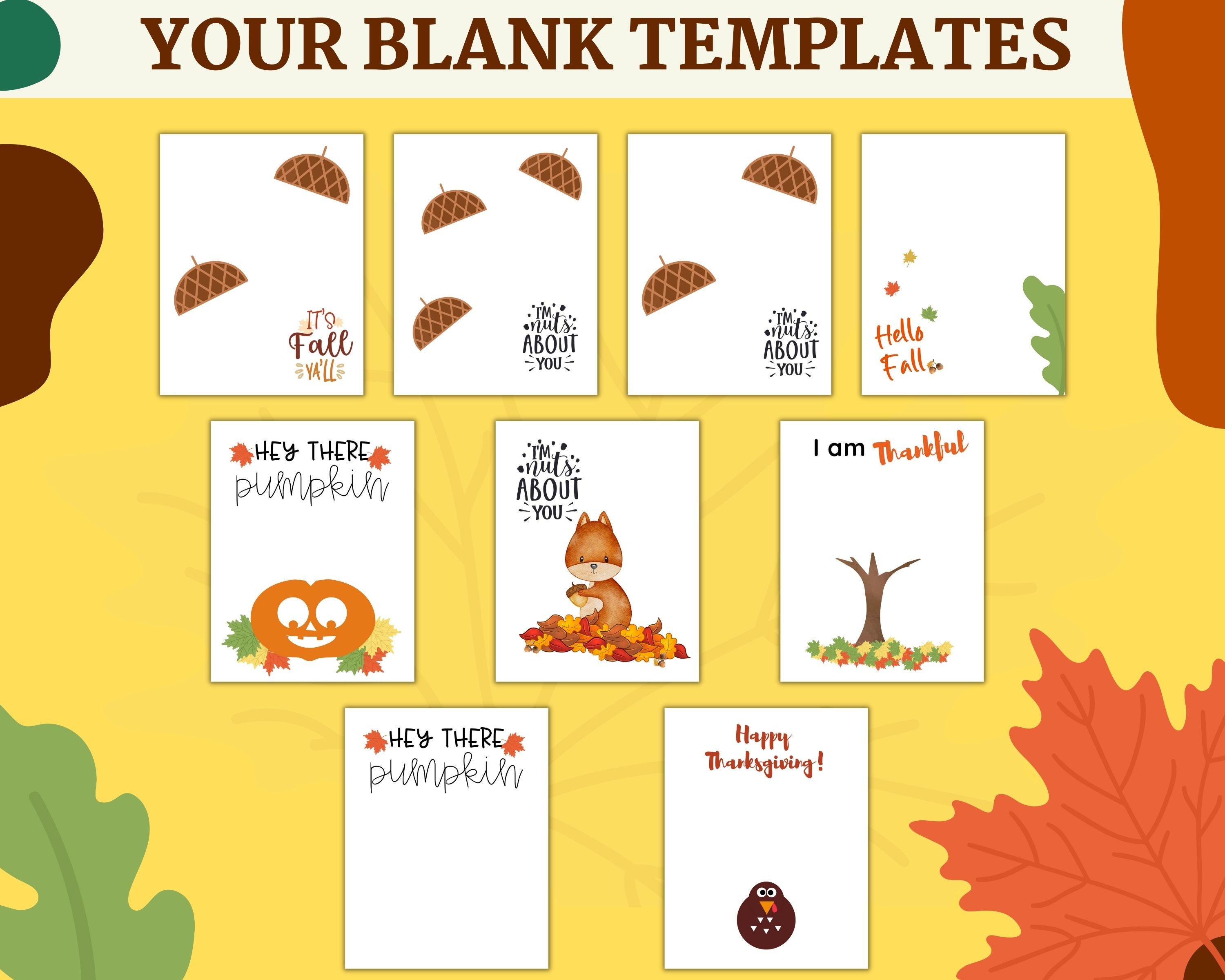 Fall Handprint Craft Bundle, Autumn Preschool Hand and Footprint ...