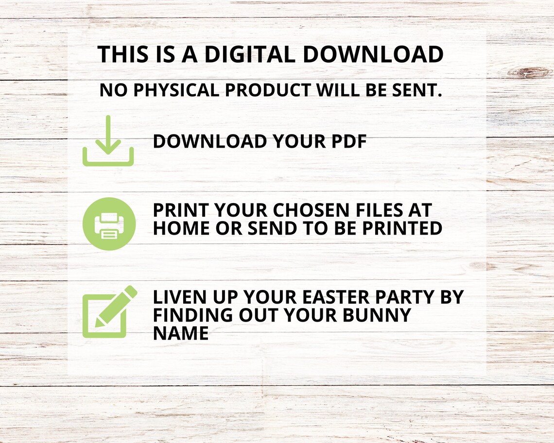 What's Your Bunny Name, Easter Bunny Name Game for Kids and Adults ...