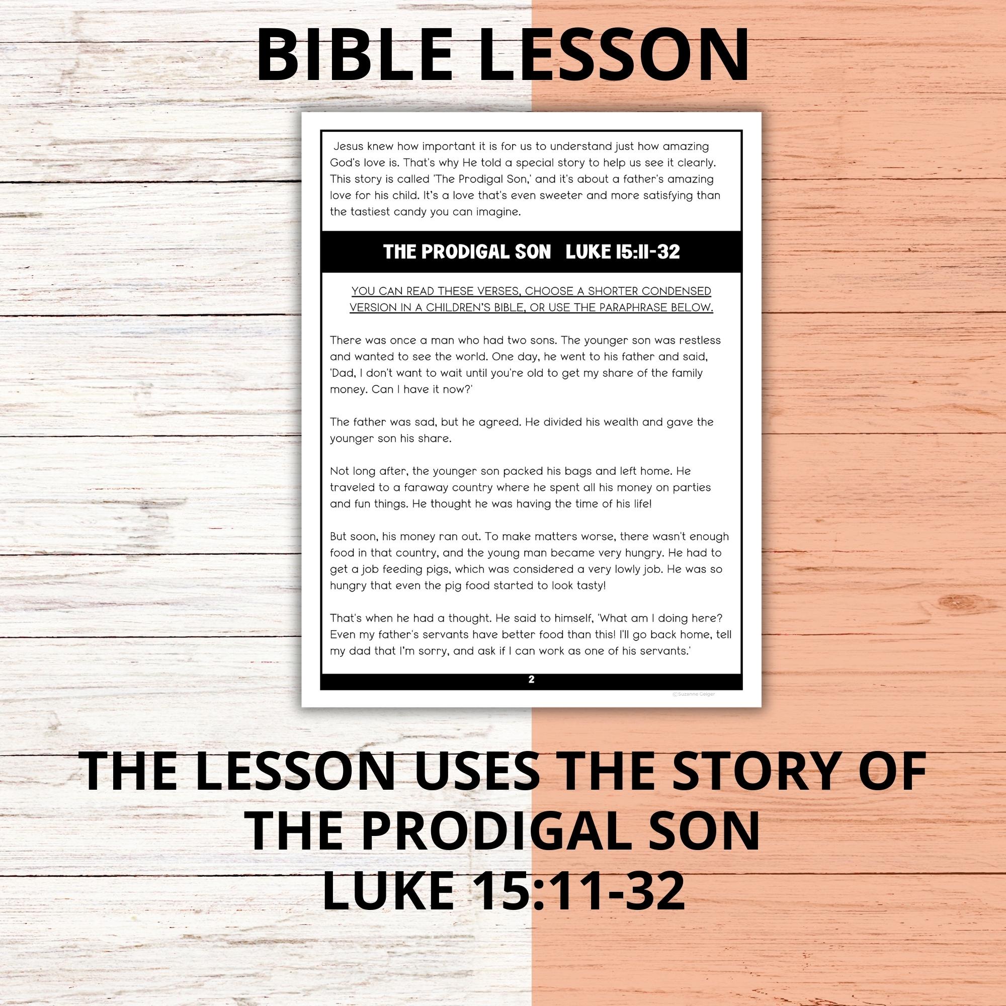 Christian Halloween Bible Lesson Activity, Sunday School Children's ...
