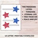 July 4th Sunday School Bible Craft Printable, Independence Day DIY ...