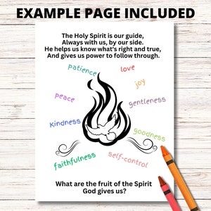 Pentecost Sunday Craft Coloring Pages Acts 2 Bible Story Craft, Holy ...