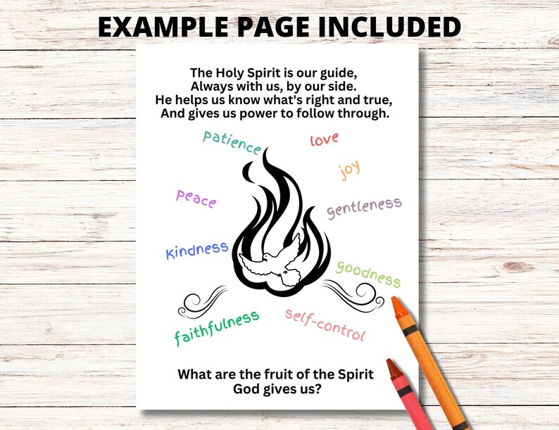 Pentecost Sunday Craft Coloring Pages Acts 2 Bible Story Craft, Holy ...