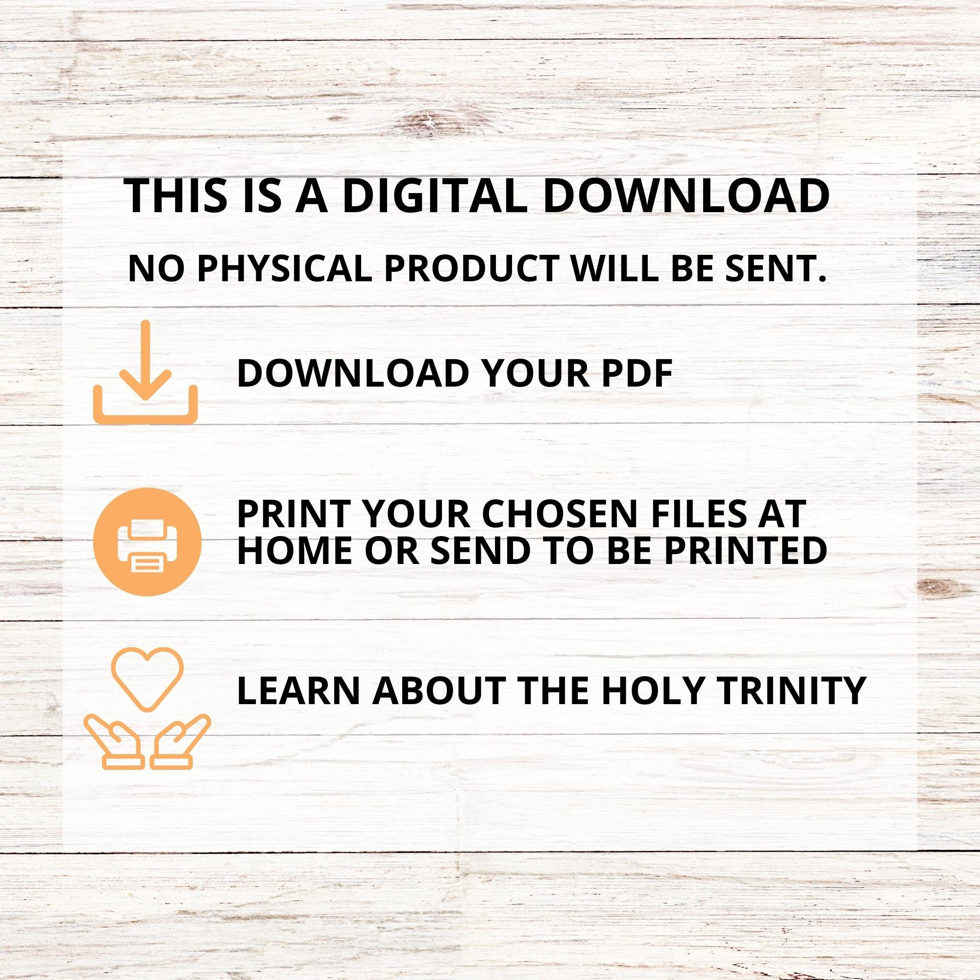Holy Trinity Bible Lesson for Kids, Candy Corn Printable Sunday School ...