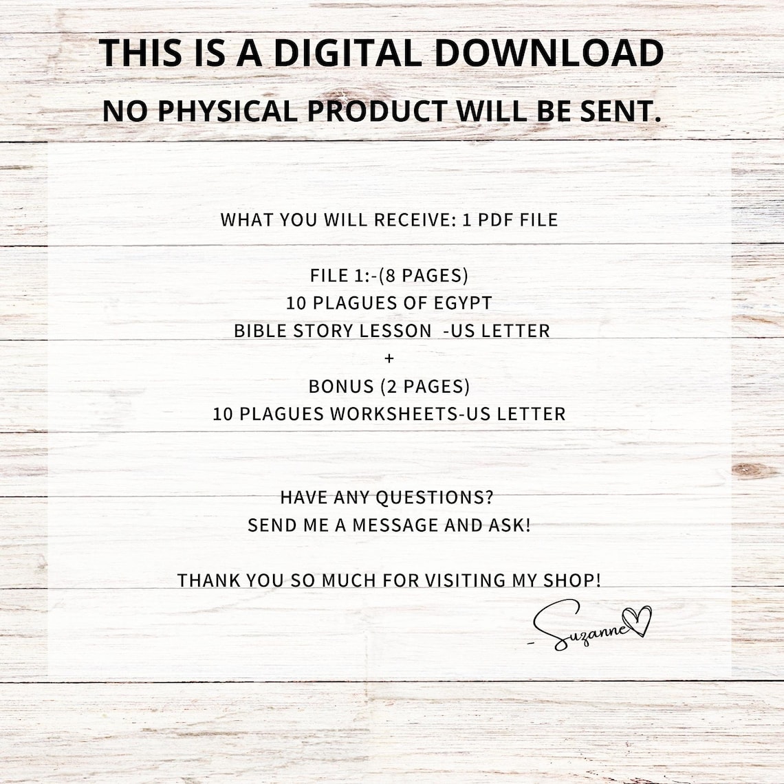 Ten Plagues of Egypt Bible Lesson and Activity, Sunday School Lesson ...