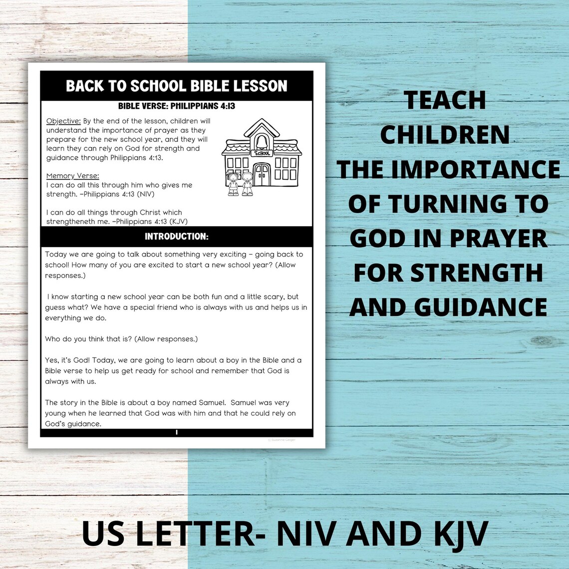 Back to School Prayer Bible Lesson and Prayer Wheel Coloring Craft ...