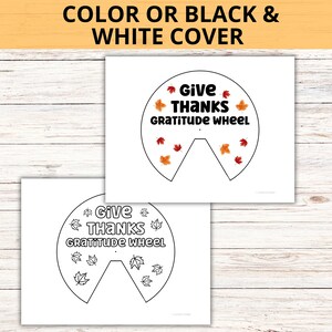 Gratitude Coloring Craft for Thanksgiving, Kids Fall Gratitude Activity ...