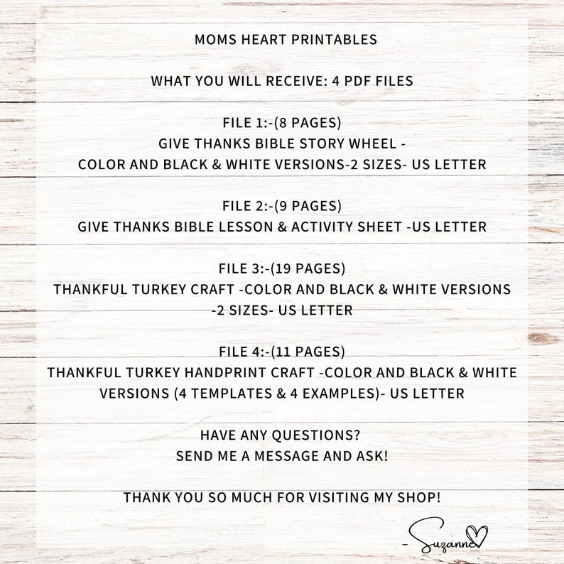 Give Thanks Thanksgiving Sunday School Lesson for Kids Bundle, Thankful ...