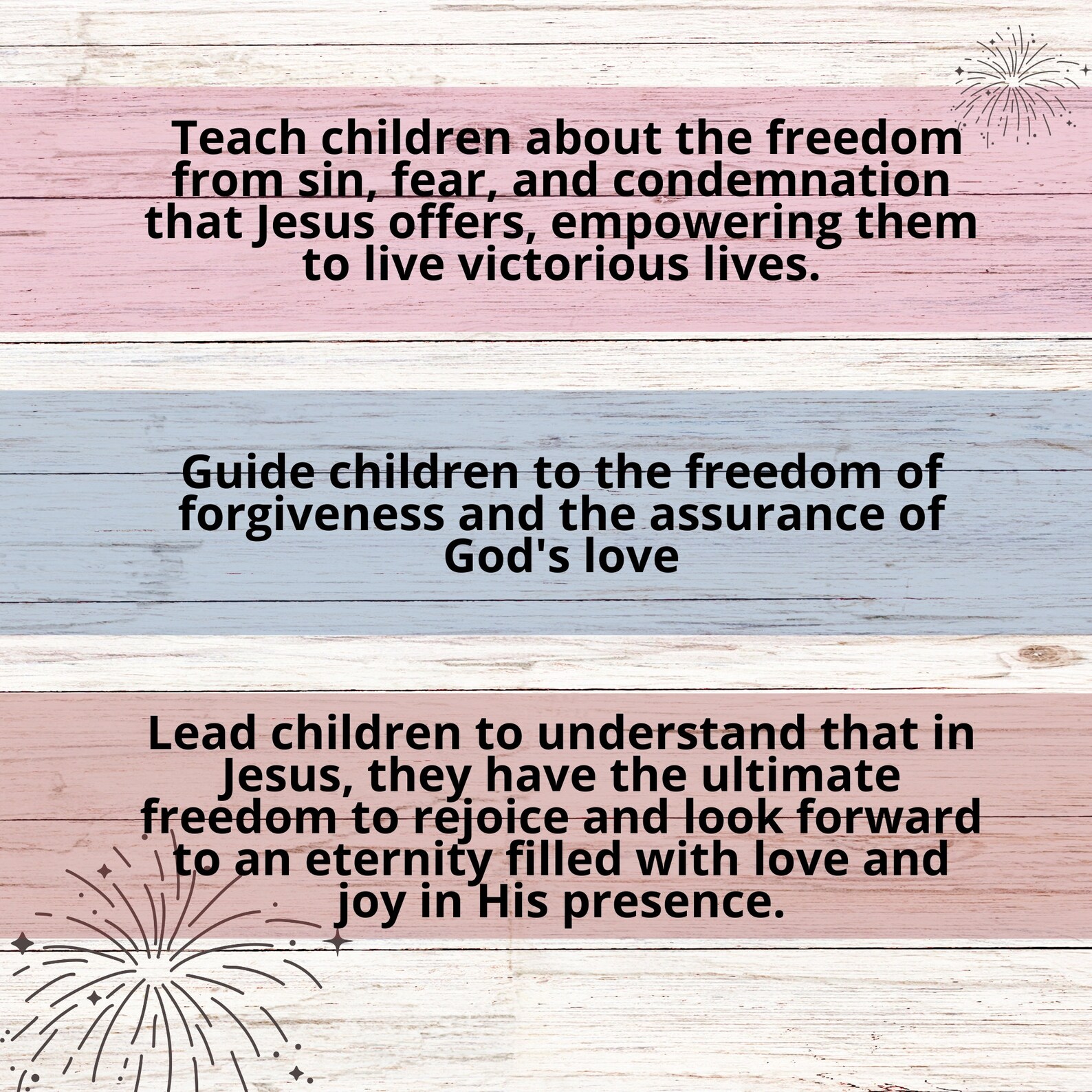 July 4th Sunday School Bible Lesson Wheel Craft and Firework Craft ...