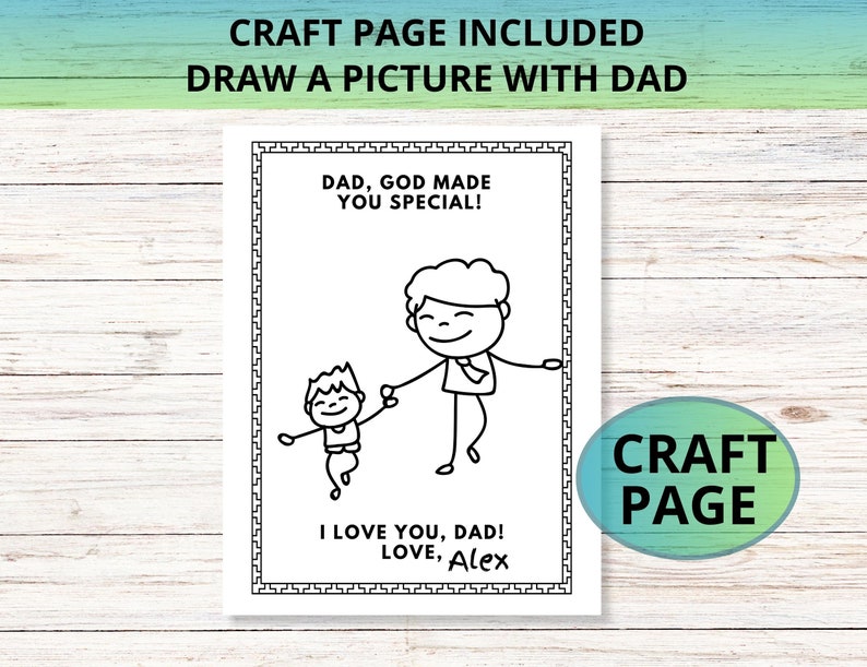 Fathers Day Bible Lesson Teaching Posters and Craft, Dads of the Bible ...