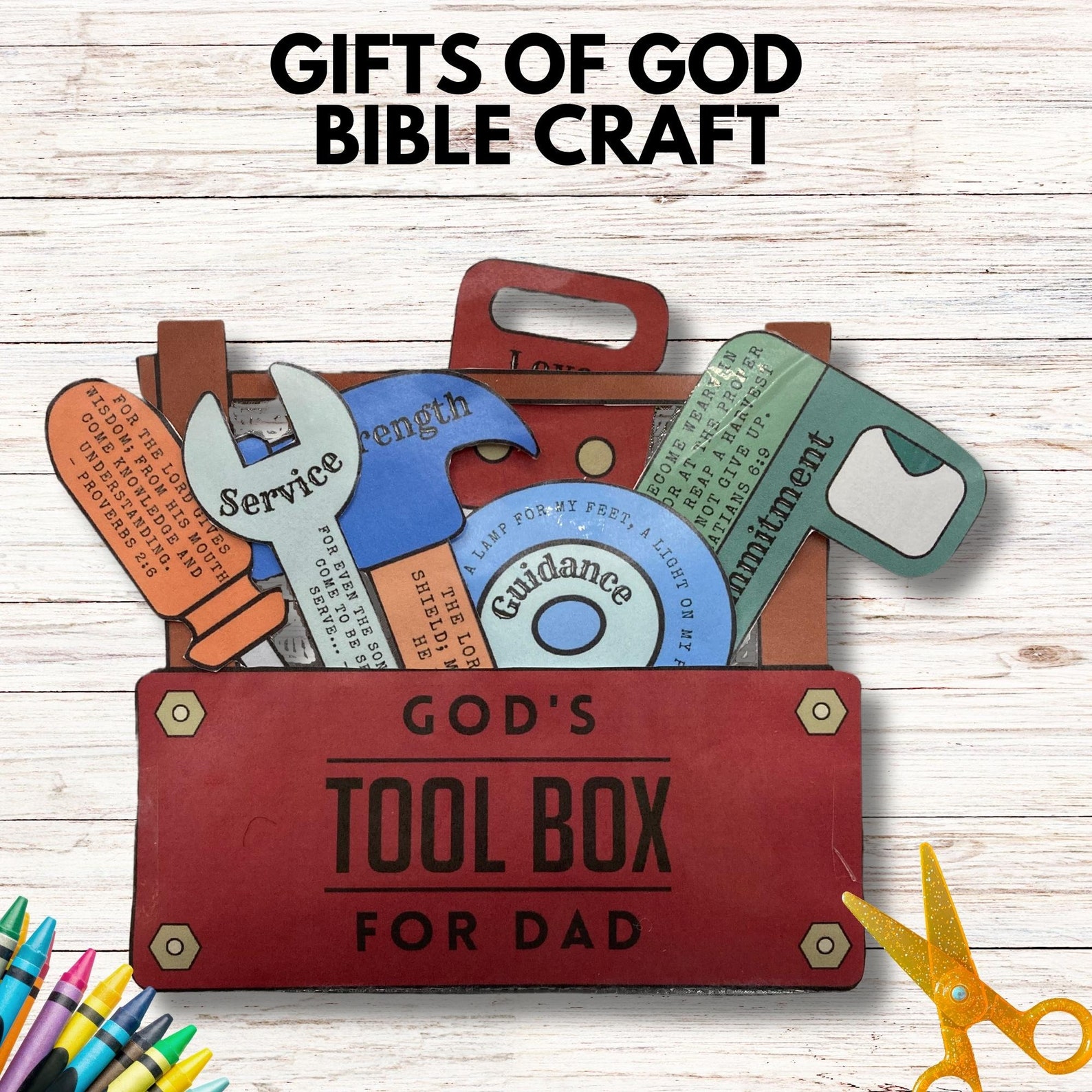 Fathers Day Bible Lesson and Craft Bundle, Sunday School Bible ...