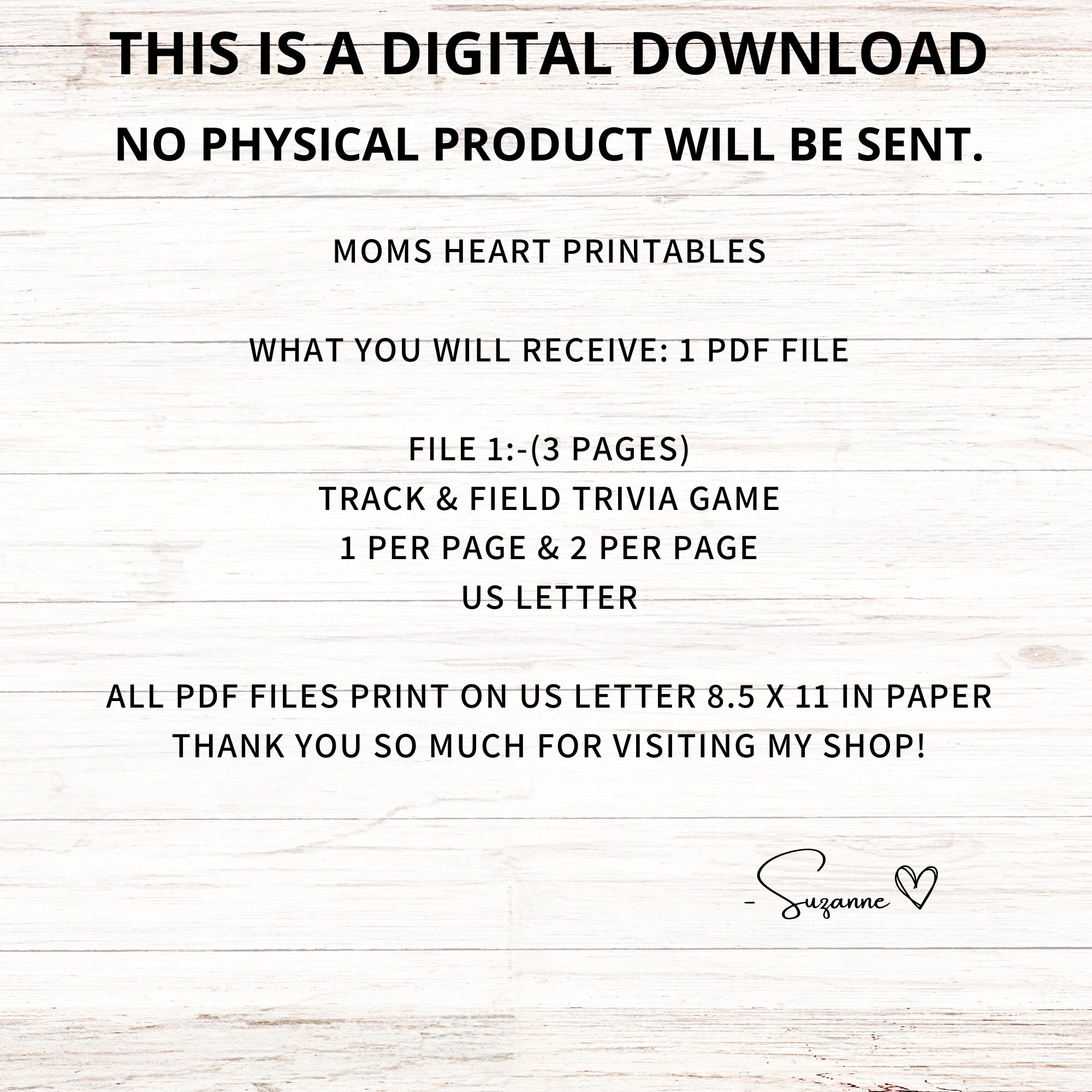 Track and Field Trivia Party Game, Track Summer Games 2024 Printable ...