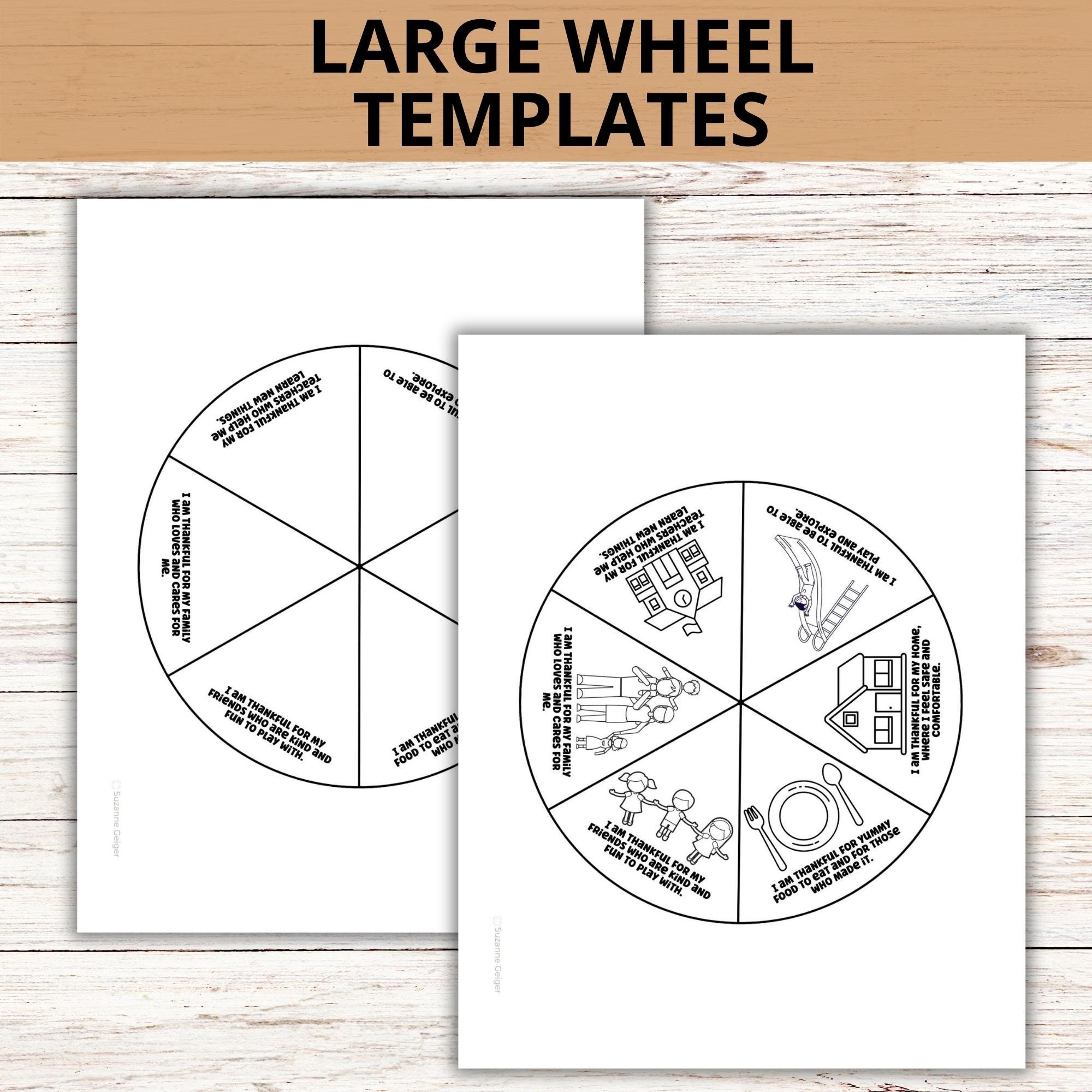 Thanksgiving Gratitude Coloring Craft, Kids Fall Gratitude Activity ...