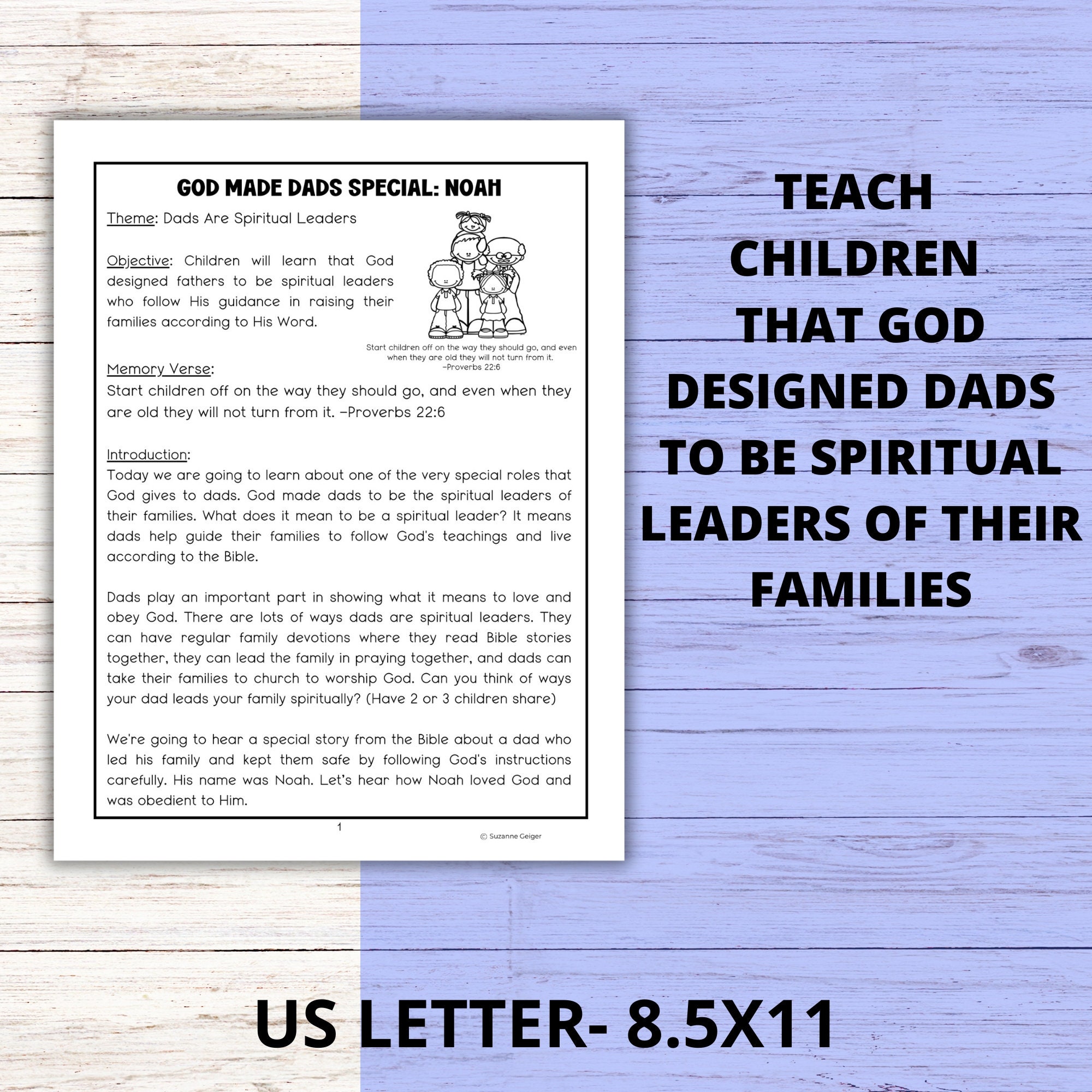 Fathers Day Bible Lesson God Made Dads Special, Dads of the Bible: Noah ...