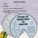 Store up Treasures in Heaven Bible Wheel Craft Sunday School Lesson for Kids, St. Patrick's Day ...