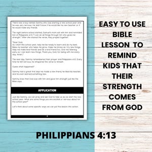 Back to School Prayer Bible Lesson Sunday School Activity, Children's ...