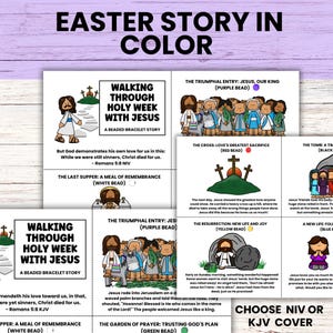 Easter Story Bracelet Craft Sunday School Story and Craft Activity ...
