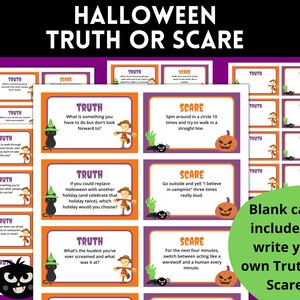 Halloween Printable Party Games for Family or Class Party, Would You ...