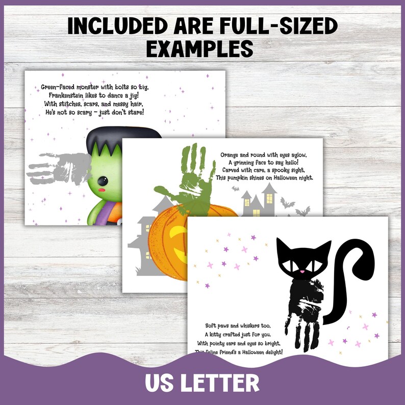 Halloween Handprint Craft Toddler, October Handprint Activity for ...