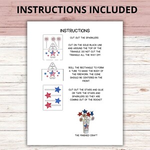 July 4th Sunday School Bible Craft Printable, Independence Day DIY ...
