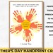 Mom Handprint Craft Sunday School Mothers Day Handprint Art Activity ...