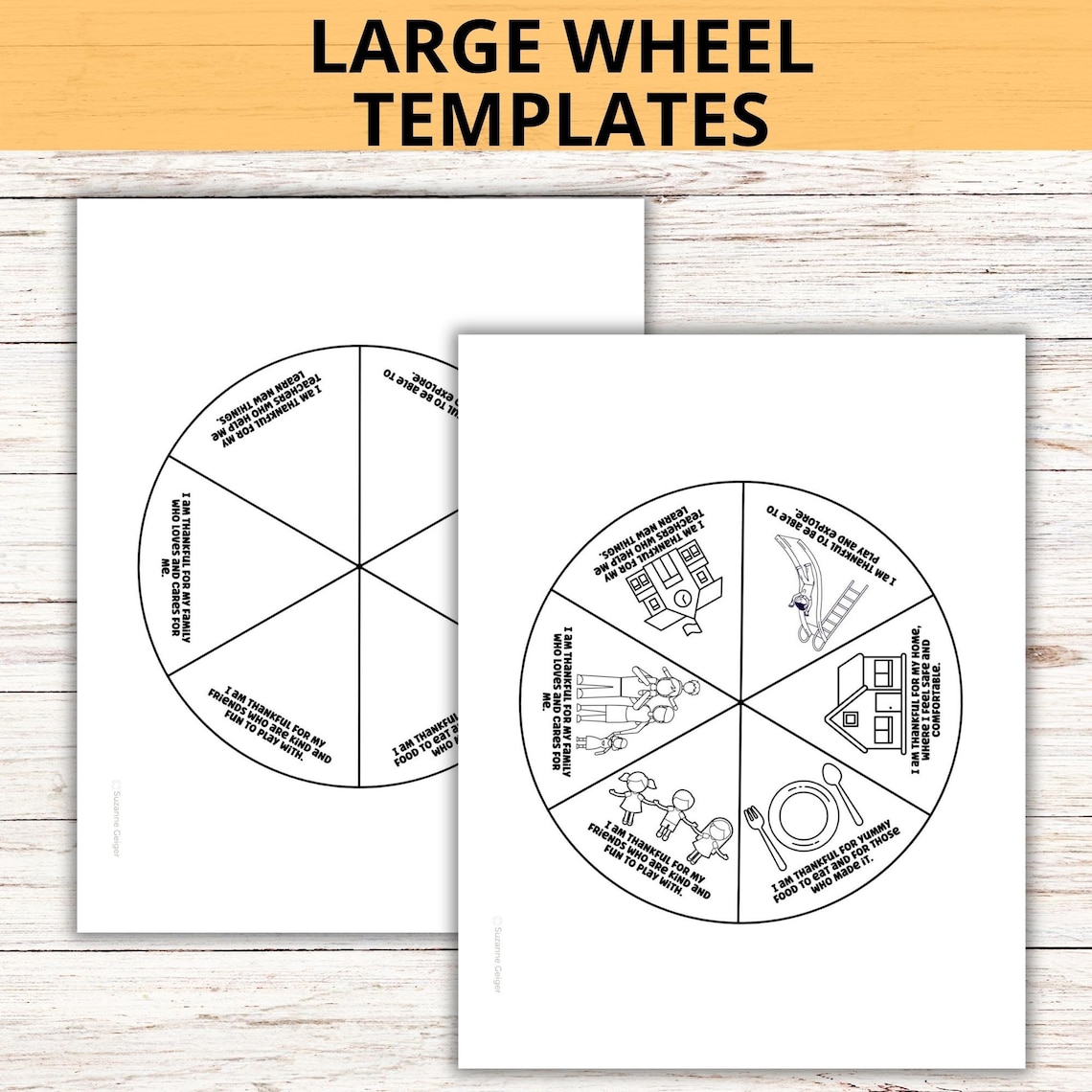 Gratitude Coloring Craft for Thanksgiving, Kids Fall Gratitude Activity ...