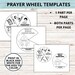 Back to School Prayer Kids Wheel Craft Printable, Sunday School Prayer ...