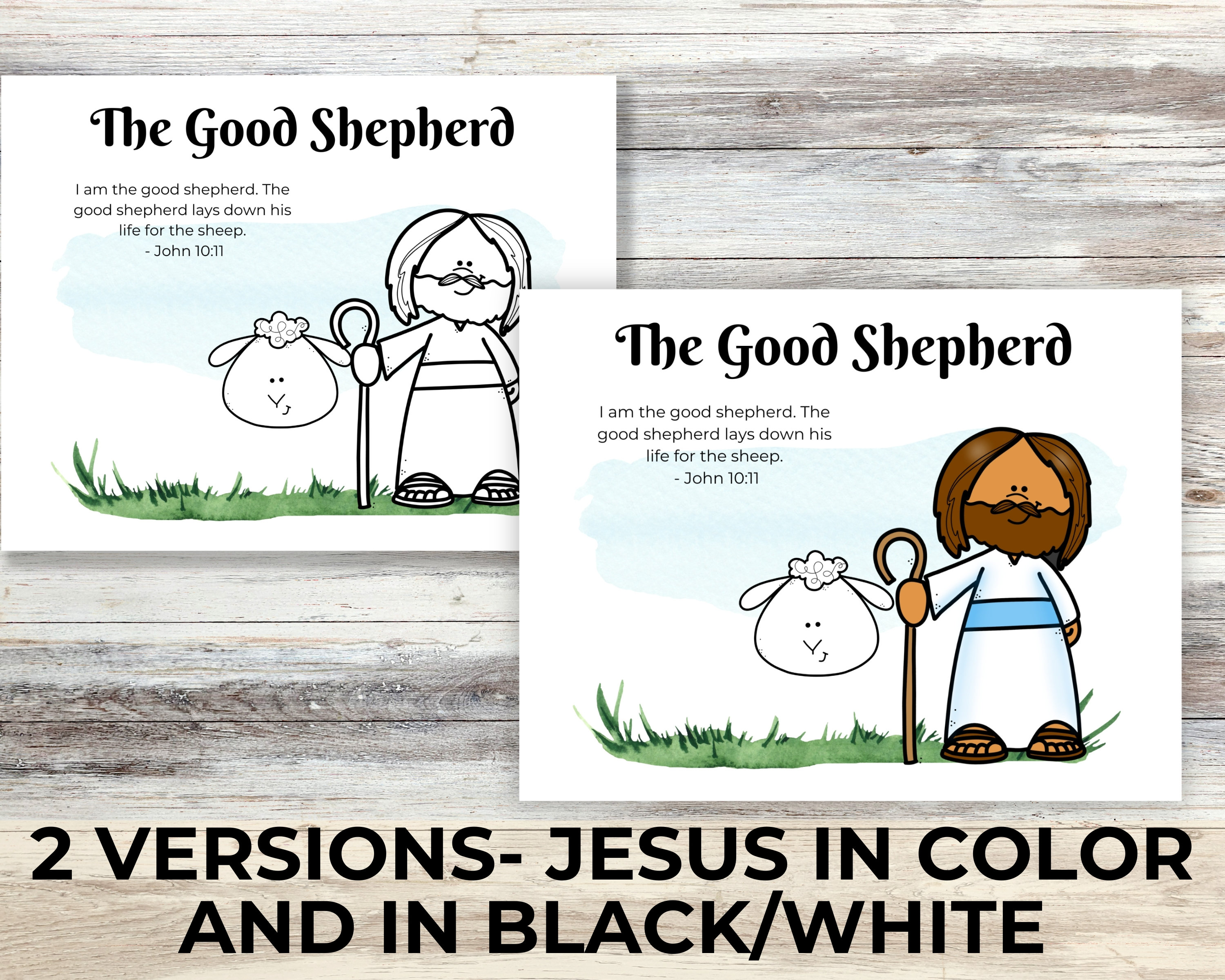 The Good Shepherd Handprint Art, Sunday School Handprint Craft for ...