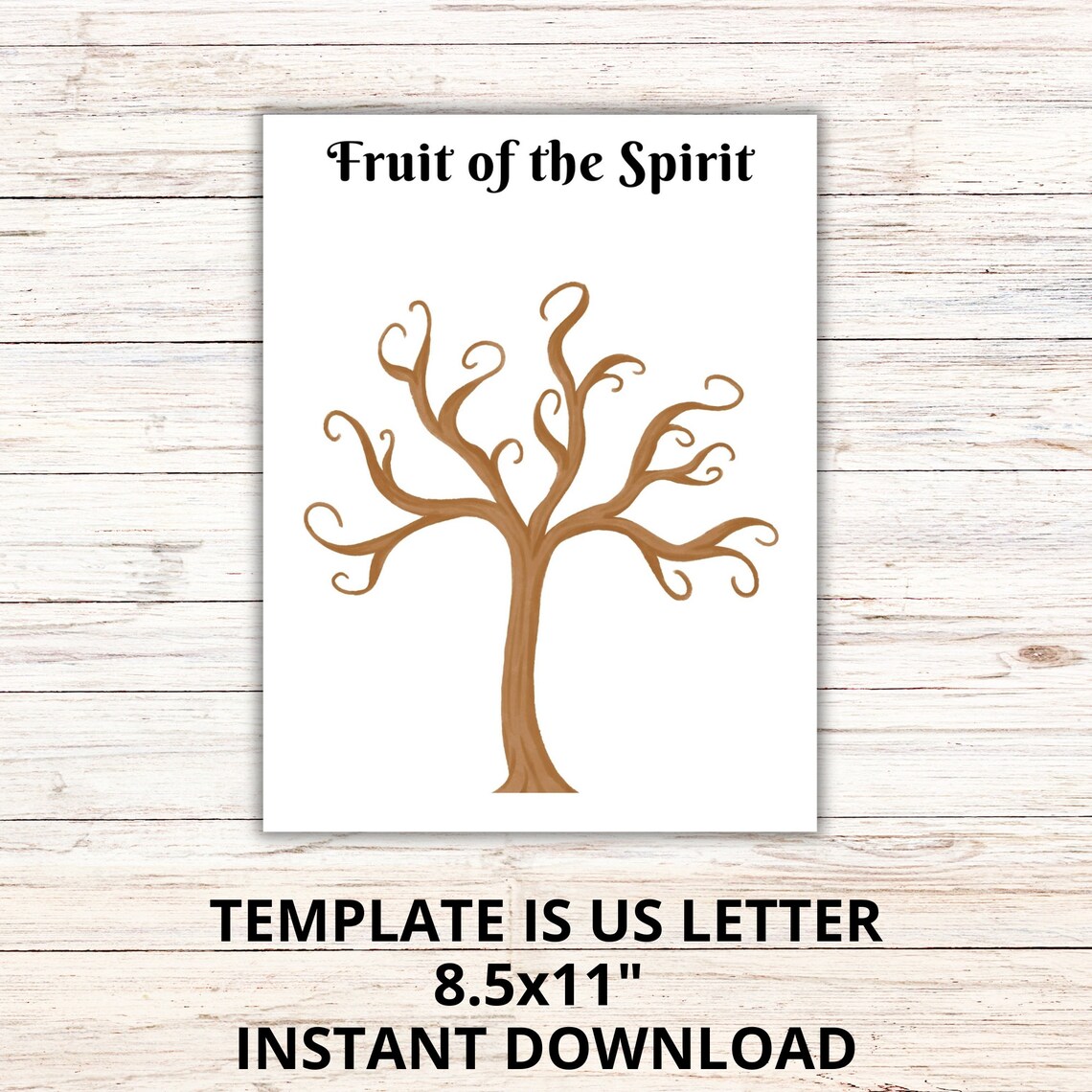 Fruit of the Spirit Church Nursery Handprint Craft, DIY Toddler ...