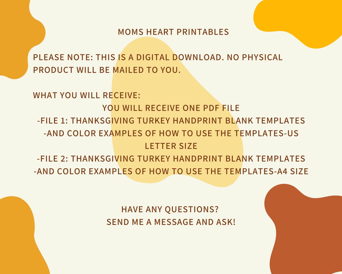 Thanksgiving Turkey Handprint Craft, Autumn Preschool and Toddler ...