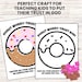 Do Not Worry Torn Paper Bible Craft, Donut Worry Trust God 1 Peter 5:7 ...