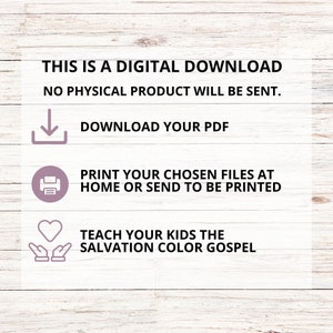 Salvation Color Gospel Bible Wheel Craft Printable, Sunday School Faith ...