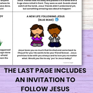 Easter Story Bracelet Craft Sunday School Story and Craft Activity ...