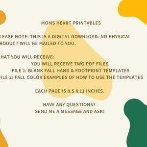 Fall Handprint Craft Bundle, Autumn Preschool Hand and Footprint ...
