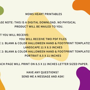 Halloween Handprint Craft, October Handprint Activity for Toddlers ...