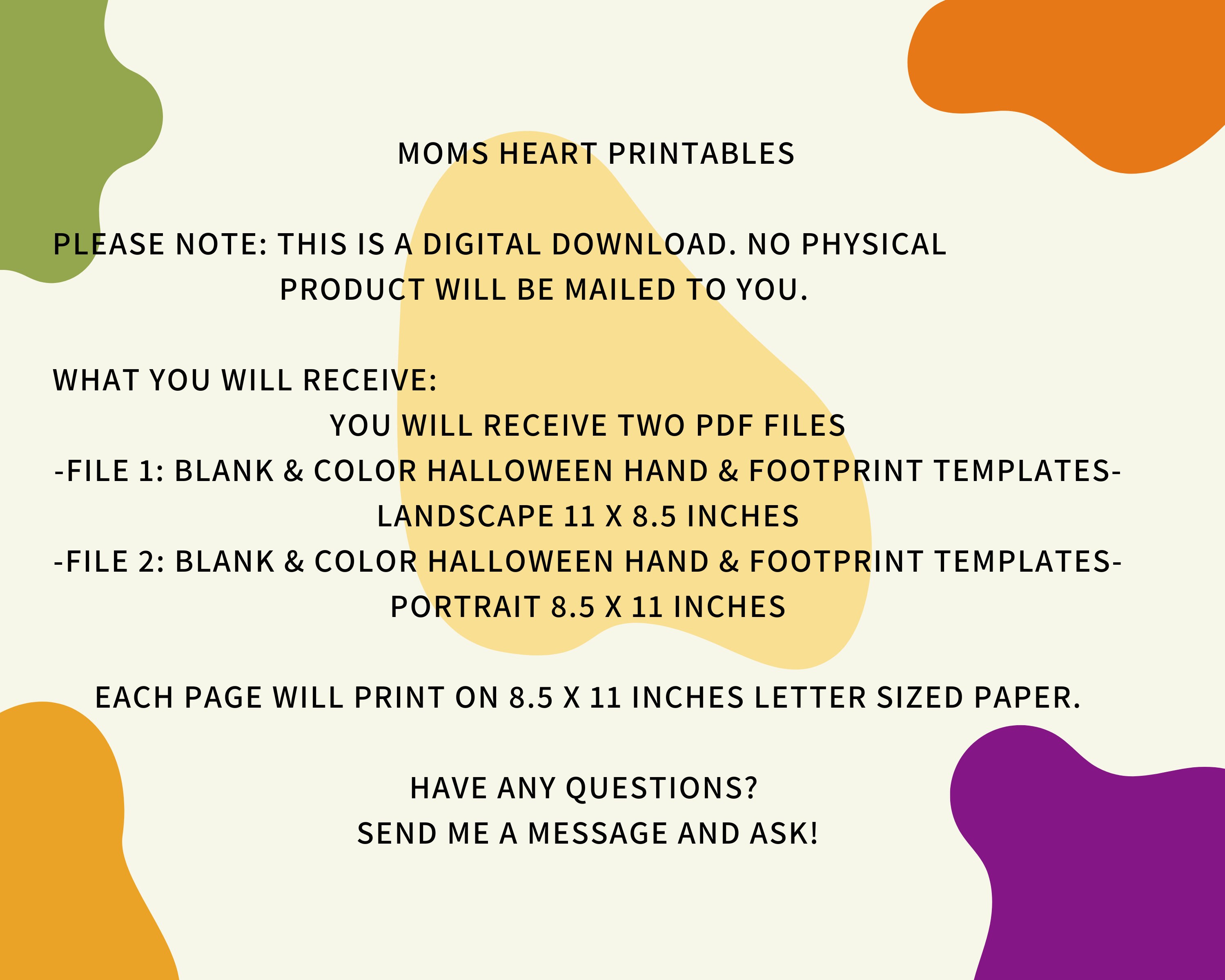 Halloween Handprint Craft, October Handprint Activity for Toddlers ...