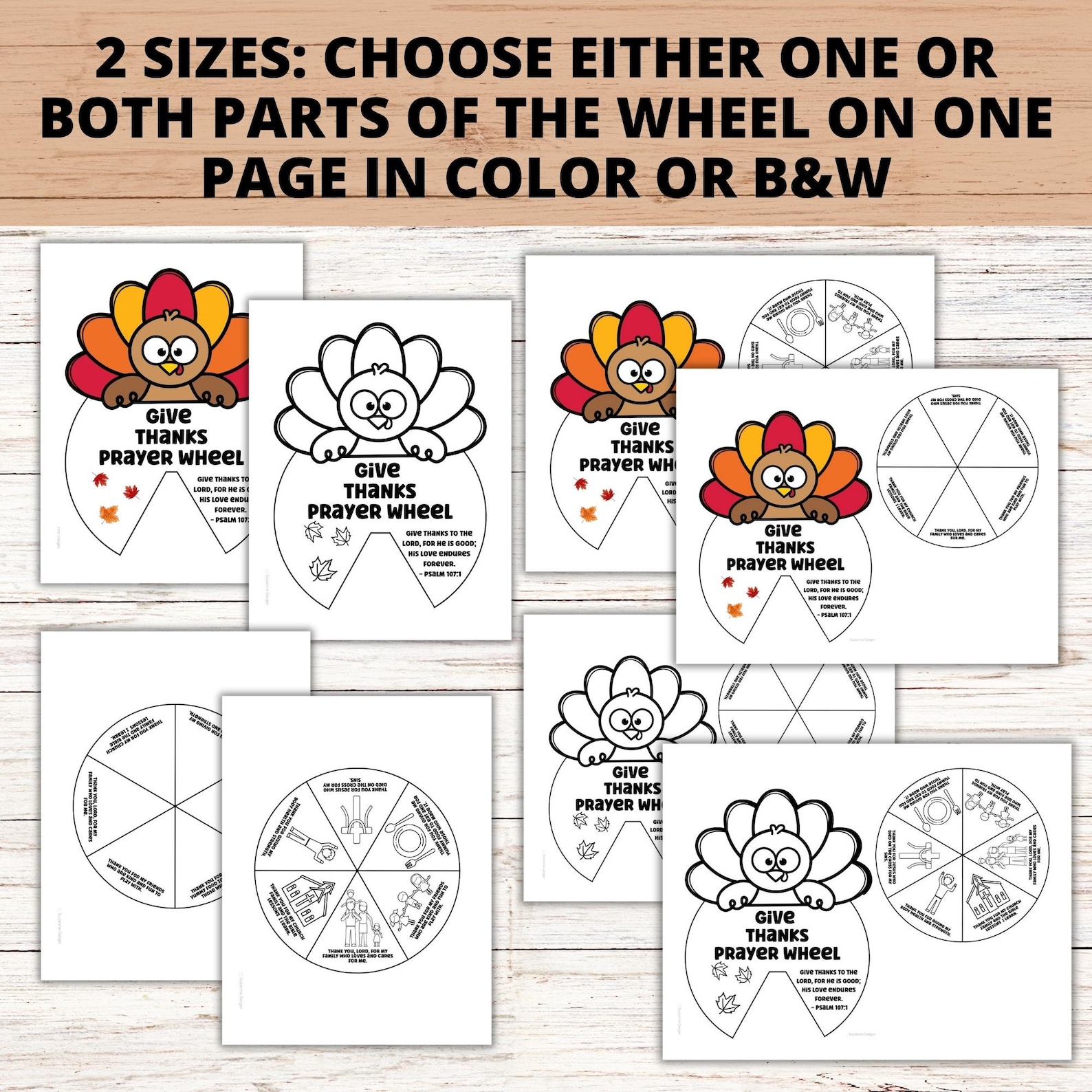 Give Thanks Thanksgiving Sunday School Lesson for Kids Bundle, Thankful ...