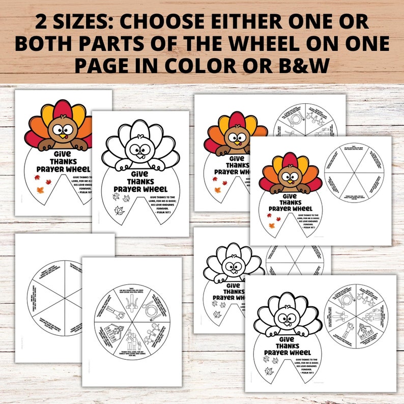 Give Thanks Thanksgiving Sunday School Lesson for Kids Bundle, Thankful ...