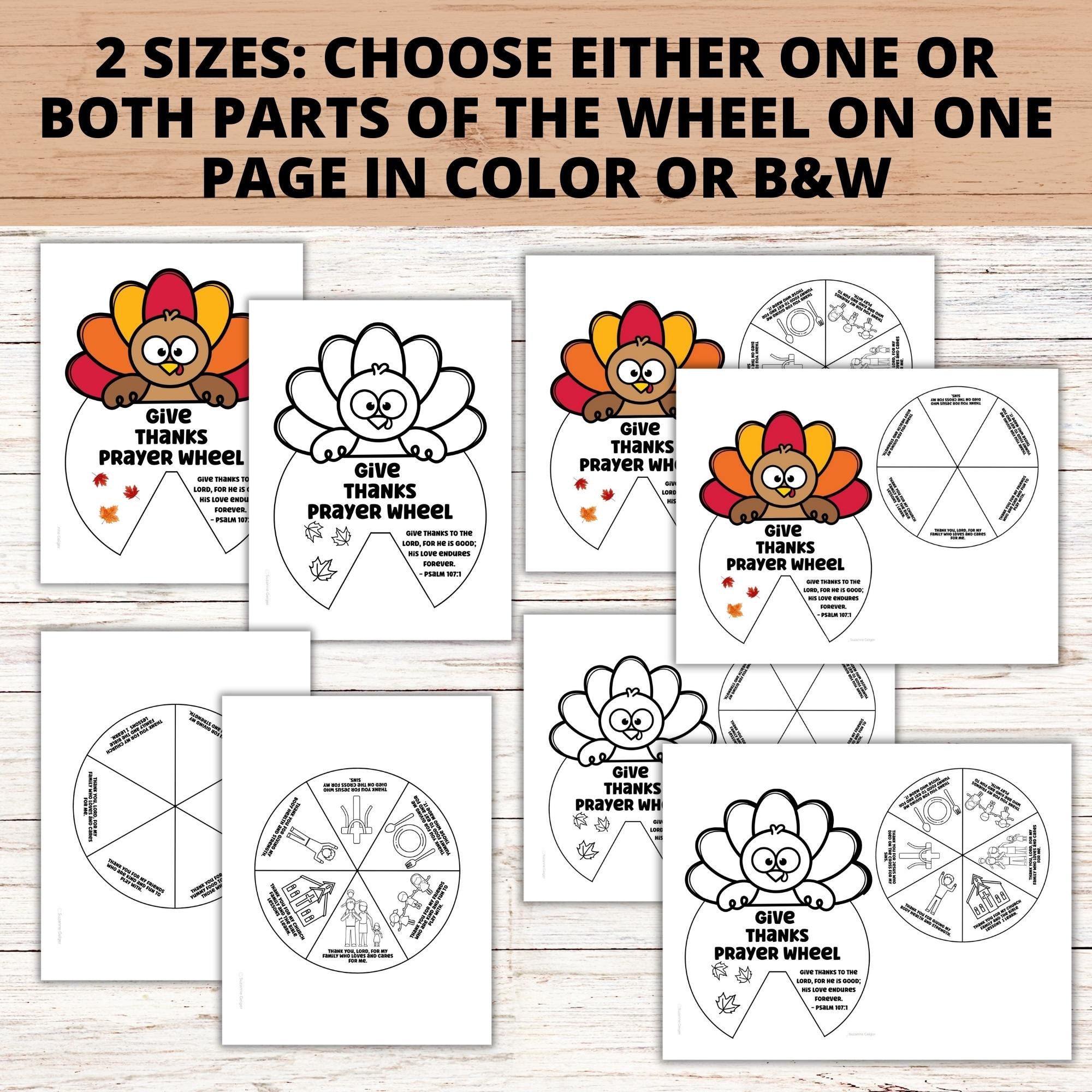 Give Thanks Thanksgiving Sunday School Lesson for Kids Bundle, Thankful ...