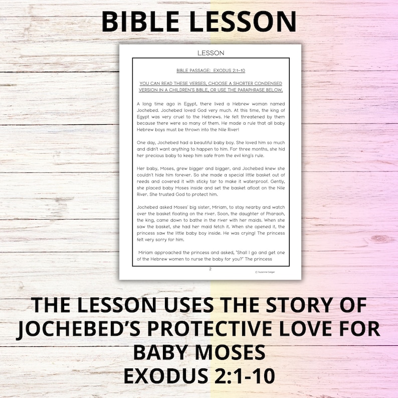 Mothers Day Bible Lesson God Made Moms Special, Moms of the Bible ...