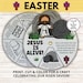 Jesus is Alive Easter Sunday Bible Story Craft Bundle, Easter Sunday ...