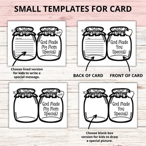 Mothers Day Bible Teaching Posters and Craft Printable, Sunday School ...